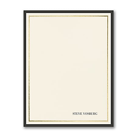 Custom Premium Stationery Flat Note Cards 5 12 x 4 14 Thick And Thin ...