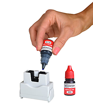 AccuStamp2 Copy Stamp Shutter Pre Inked Two Color Copy Stamp 12 x 1 58 ...