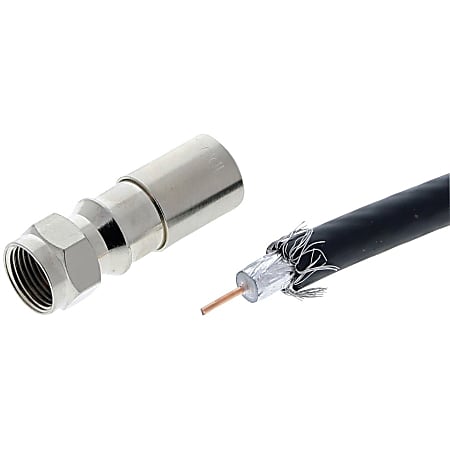 IDEAL 92 650 Antenna Connector 50 Pack 1 x F Connector Antenna - Office ...