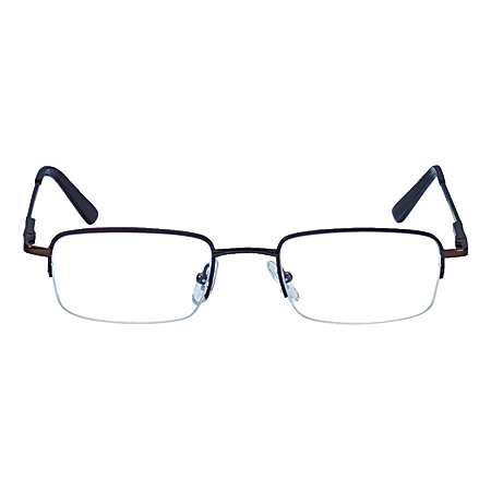 Dr. Dean Edell Tiburon Reading Glasses 2.00 Titanium - Office Depot