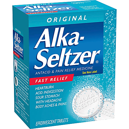 Alka Seltzer Refills 2 Per Packet Box Of 36 Packets - Office Depot