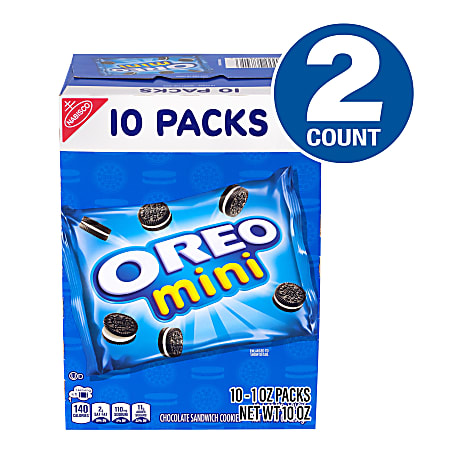 Oreo Mini Cookies 1 Oz Total Qty 20 - Office Depot