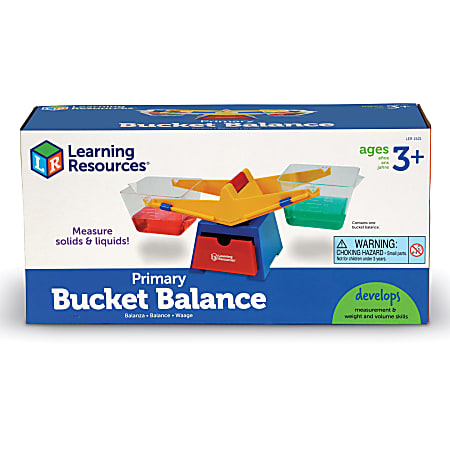 Learning Resources Primary Bucket Balance 6 12 H x 16 12 W x 6 D ...