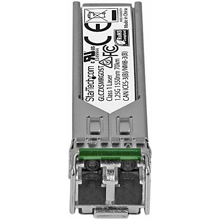 StarTech.com Cisco GLC ZX SM RGD Compatible SFP Module 1000BASE ZX 1GE Gigabit Ethernet 1GbE ...