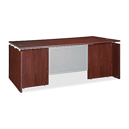Lorell Ascent Series Desk Shell 60 W x 30 D Mahogany - Office Depot