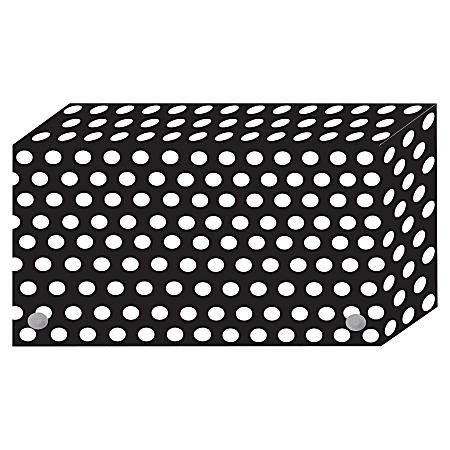 Ashley BlackWhite Dots Design Index Card Holder For Index Card 4 x 6 ...