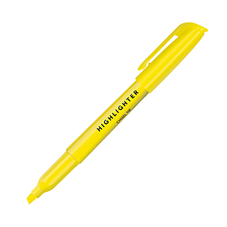 Office Depot Brand Pen Style Highlighters Chisel Tip 100percent ...