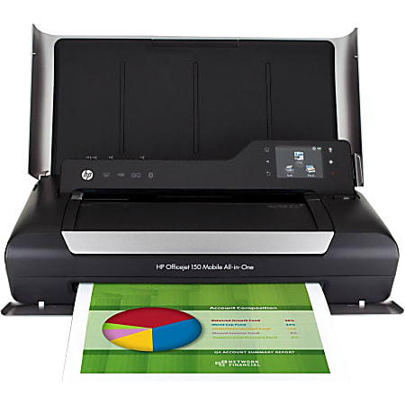 HP Officejet 150 Mobile All In One Printer Copier Scanner - Office Depot