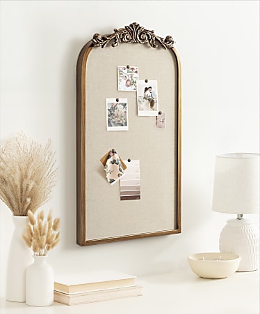 Kate and Laurel Arendahl Non Magnetic Arch Framed Pinboard 13 x 25 ...