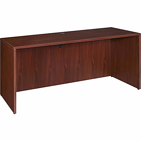 Lorell Essentials 60 W Computer Desk Credenza Mahogany - Office Depot