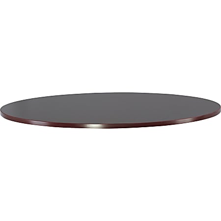 Lorell Laminate Conference Table Base For Round Table Tops Mahogany ...