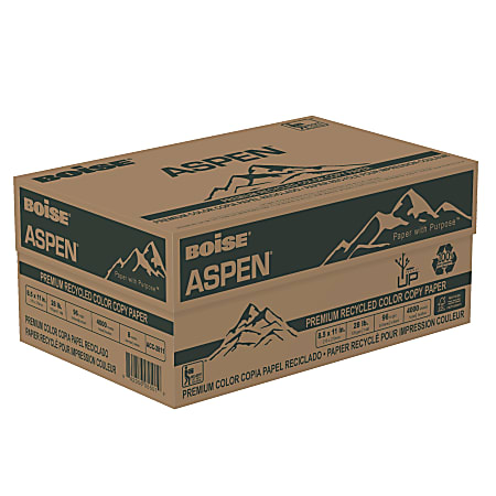 Boise ASPEN Premium Color Copy Paper FSC Certified Letter Size 8 12 x ...
