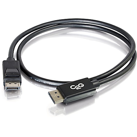 C2G 6ft DisplayPort Cable with Latches 4K 60Hz DisplayPort Male to ...