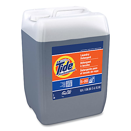 Tide Professional Pro 2x Liquid Laundry Detergent Original Scent 5 gal ...