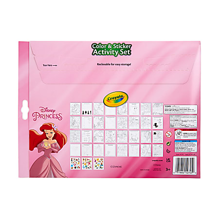 Crayola Color Sticker Activity Set Princess Pack Of 3 Sets - Office Depot