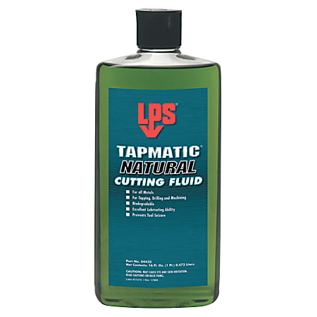 LPS Tapmatic Natural Cutting Fluids 16 oz Bottle - Office Depot