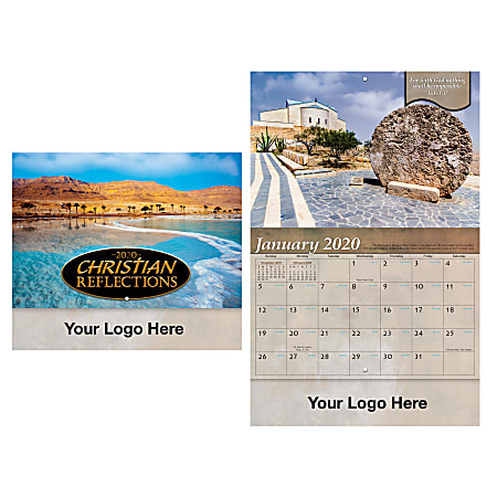 Christian Reflections Wall Calendar - Office Depot