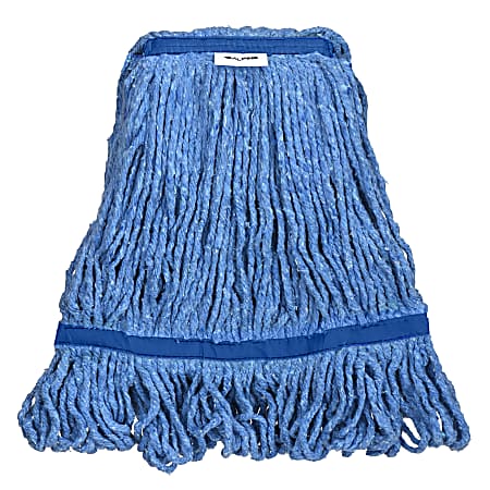 Alpine Industries Cotton Loop End Mop Heads With 1 Head And Tail Bands ...