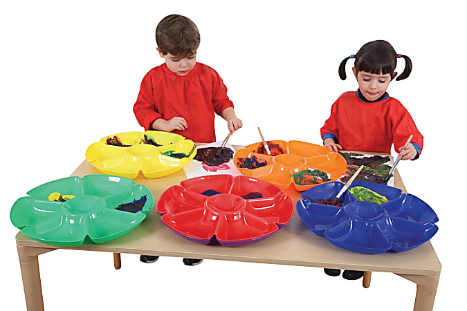 TickiT Flower Sorting Trays Assorted Colors All Ages Set Of 6 Trays ...