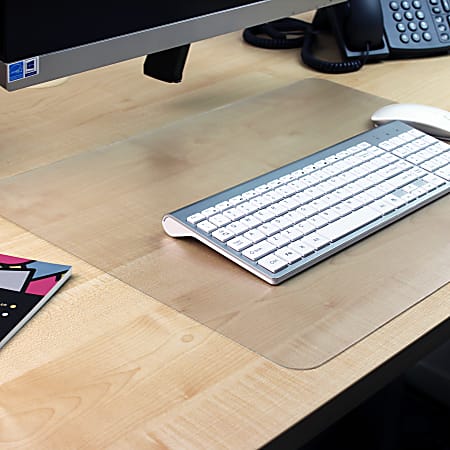 desk protector mat clear