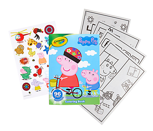 peppa the pig coloring book