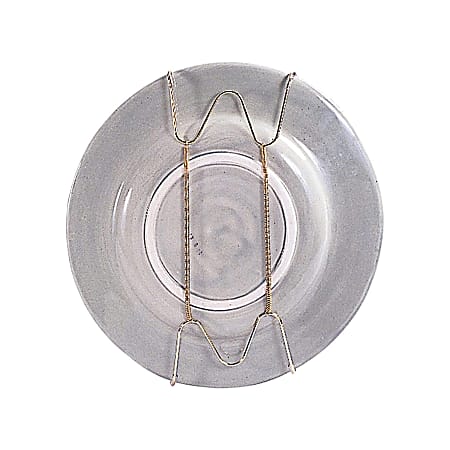 Better Houseware Plate Tray Hanger 1 12 H x 5 W x 8 34 D Brass - Office ...