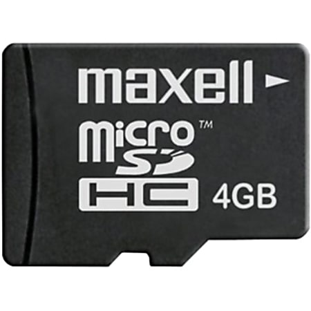 Maxell 4GB Flash Memory Card - Office Depot