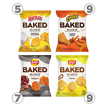 Frito Lay Variety Pack Baked Mix 1.75 Oz Total Qty 30 - Office Depot