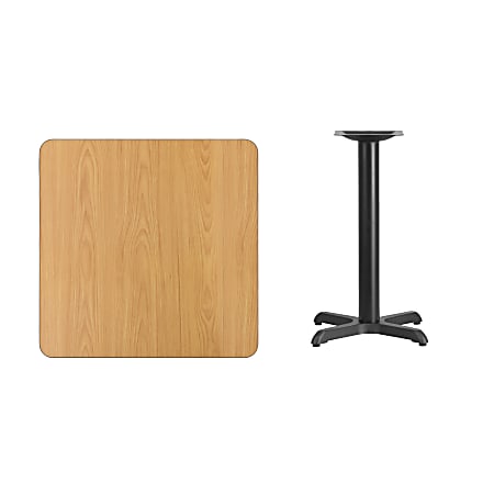 Flash Furniture Square Hospitality Table With X Style Base 31 316 H x ...