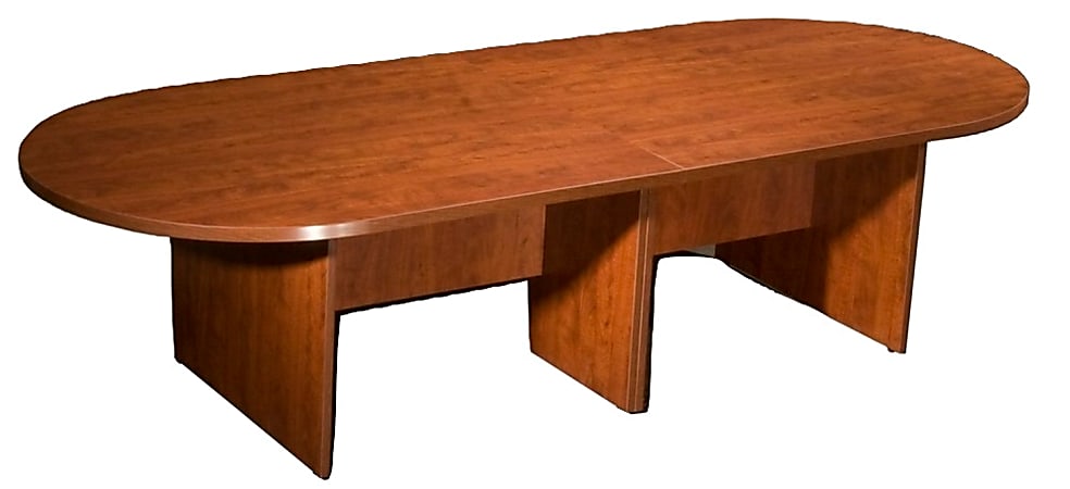 Boss Office Products 120 W Wood Race Track Conference Table Cherry ...