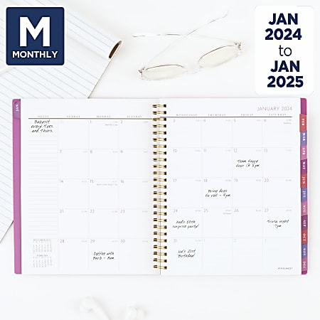 2024 2025 AT A GLANCE BADGE 13 Month WeeklyMonthly Planner 7 x 8 34 ...