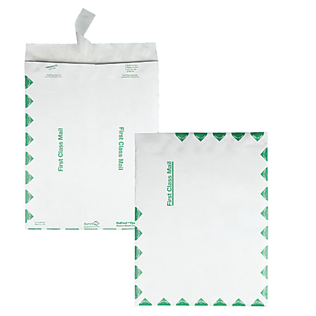 Quality Park Tyvek Envelopes First Class 10 x 13 White Box Of 100 ...