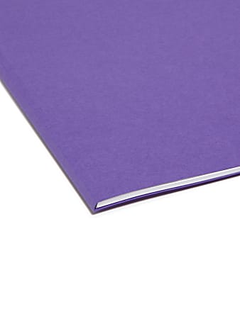 Smead Color File Folders Letter Size 13 Cut Purple Box Of 100 - Office ...