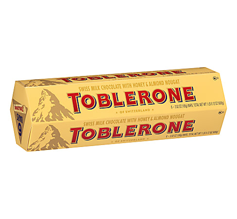 Toblerone Milk Chocolate Multipack 21.12 Oz Box - Office Depot