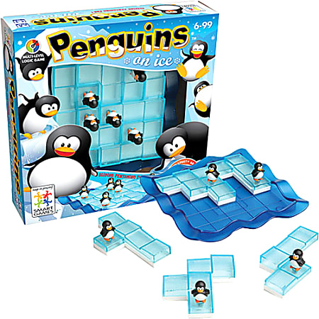 Smart Toys And Games SmartGames Penguins On Ice Puzzle Game Grade 1 And ...