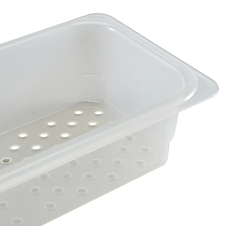 Cambro Translucent GN 13 Colander Pans 3 H x 6 1516 W x 12 34 D Pack Of ...