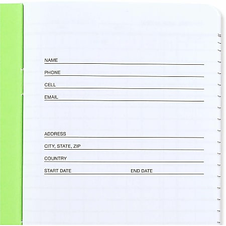ACCO Wilson Jones Foremans Pocket Size Time Book 2 Pages Per Week 6.75 ...