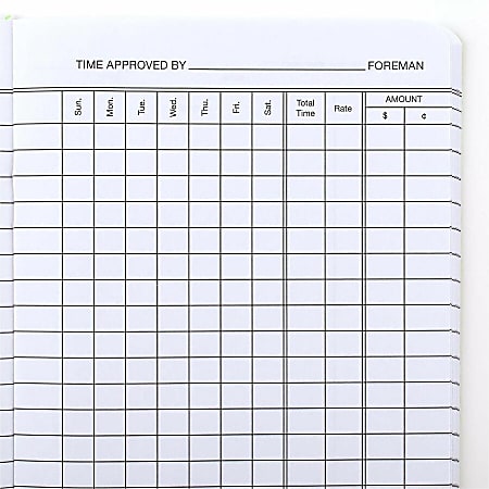 ACCO Wilson Jones Foremans Pocket Size Time Book 2 Pages Per Week 6.75 ...