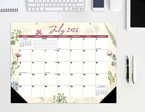 2026 2027 Willow Creek Press Academic Monthly Desk Pad Calendar 17 x 22 ...