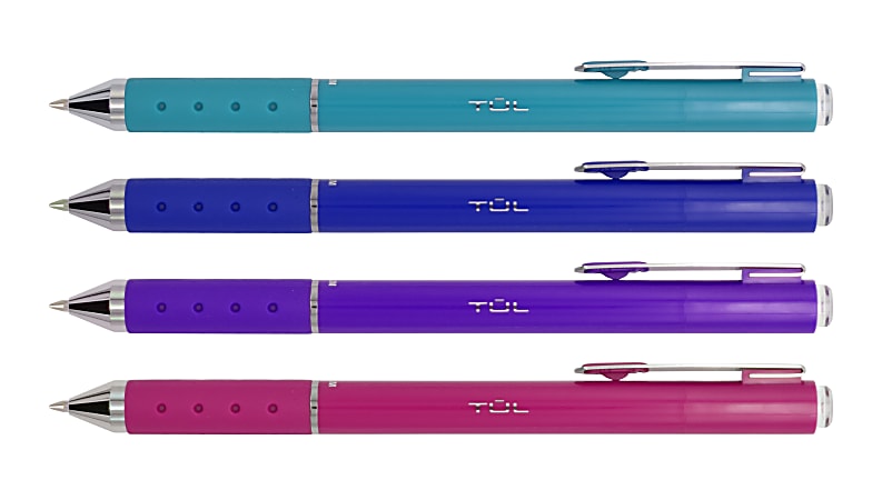 TUL Retractable Gel Pens Limited Edition Medium Point 0.7 mm Assorted ...