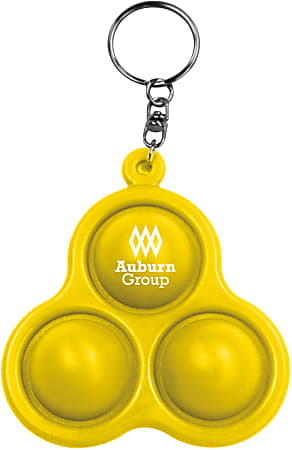 Custom Pop Bubbles Key Chain 3 316 x 3 916 Assorted Colors - Office Depot