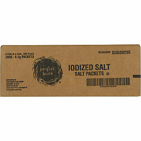 Sugar Foods Salt Packets 0.02 oz 1000Bag 3 Carton - Office Depot
