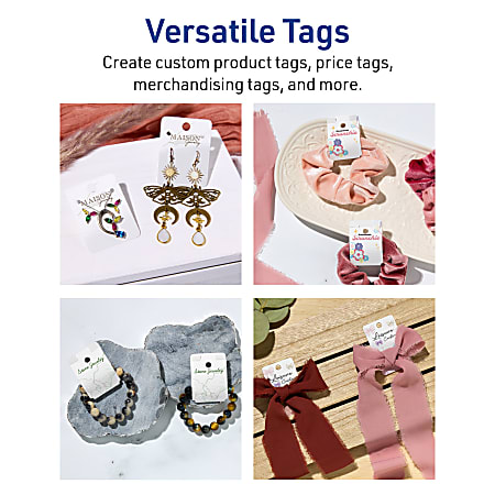 Avery Print To The Edge Jewelry Tags With Sure Feed Technology 1 12 x2 ...
