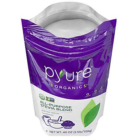 Pyure Organic Stevia All Purpose Granular Sweetener Blend 40 oz ...