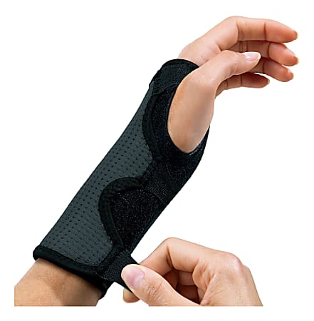 FUTURO Reversible Splint Wrist Brace 5.5 Black - Office Depot