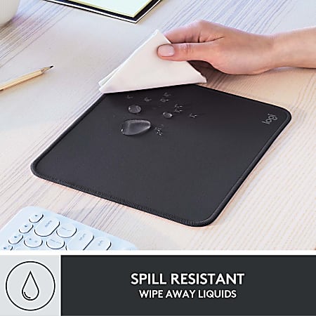 Logitech Studio Series Mouse Pad 9 18 x 7 1516 Graphite - Office Depot