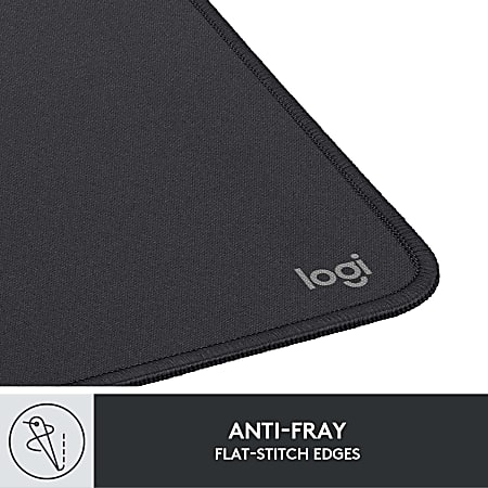 Logitech Studio Series Mouse Pad 9 18 x 7 1516 Graphite - Office Depot