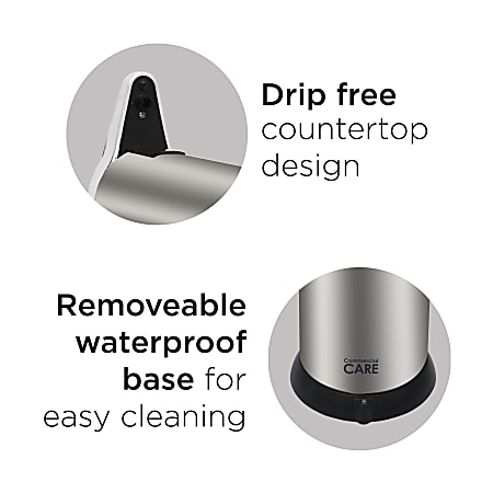 Commercial Care Touchless Soap Dispenser 7 716 H x 4 516 W x 3 D Silver ...