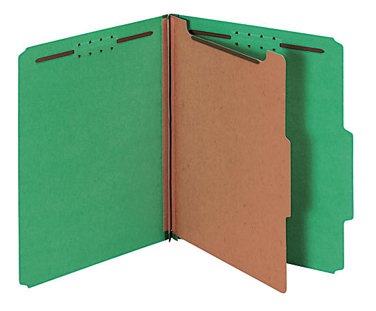 Office Depot Brand Pressboard Classification Folders Letter Size 8 12 x ...