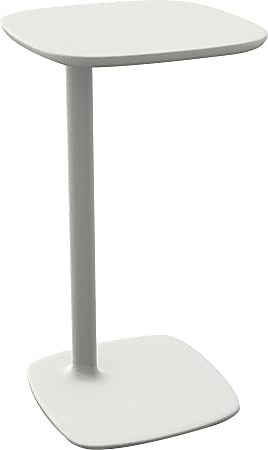 Allermuir Host End Table 23 12 x 13 12 White - Office Depot